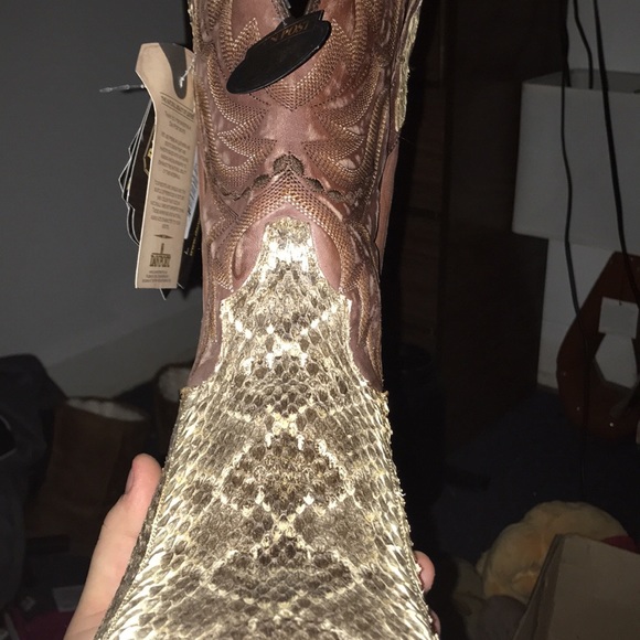 Dan Post | Shoes | Rattlesnake Skin Boots Size 1 12 | Poshmark